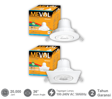 LED Downlight Archives - MEVAL Indonesia