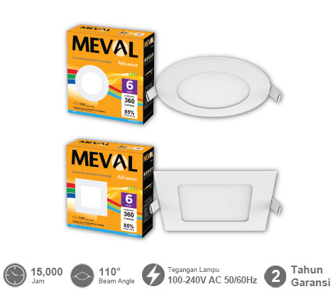 LED Slim Downlight Advance - Recessed Inbow - MEVAL Indonesia